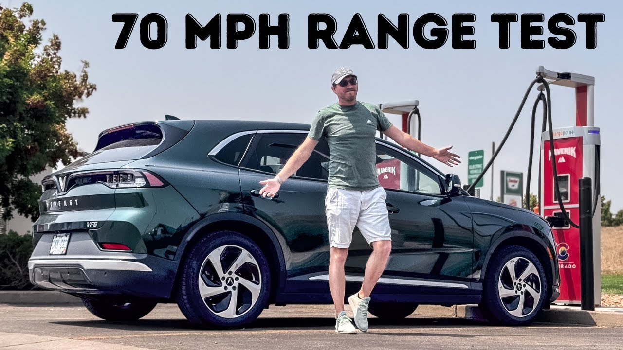 VinFast VF8 70-MPH Highway Range Test! - YouTube