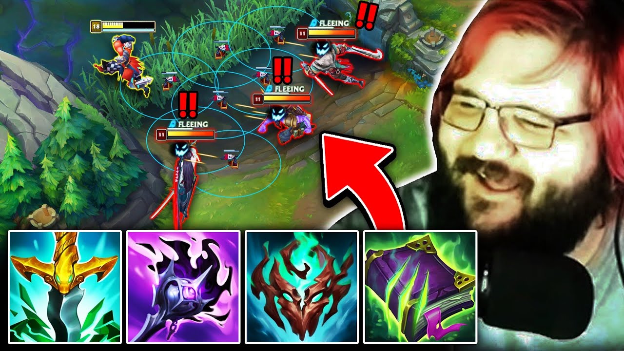 WHEN PINK WARD IS IN YOUR GAME, YOU'RE NEVER SAFE!! (HYBRID SHACO BUILD ...