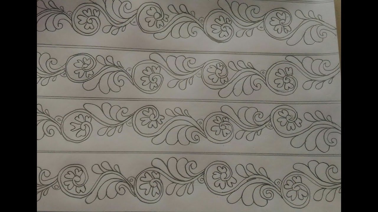 Nakshi Kantha Design drawing tutorial ,How to make nakshi kantha, নকশীকাঁথা নকশা, - YouTube