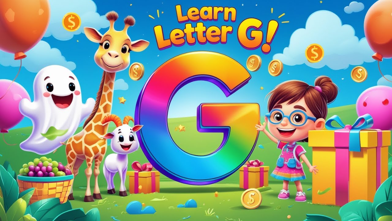 The Letter G Song | Learn Letter G | Song For Kids! @KidTuneTales_1 ...