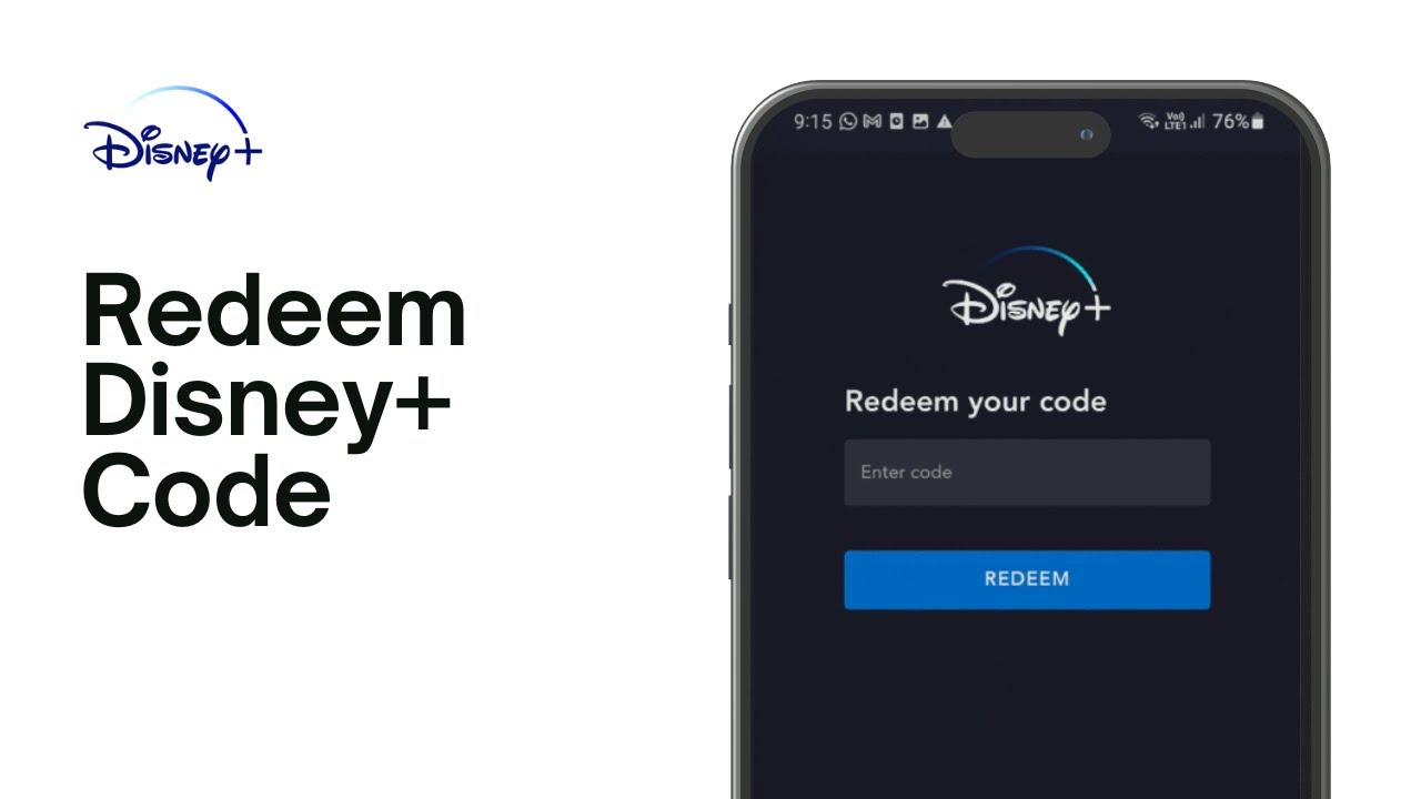 How to Redeem Disney Plus Code 2024 (Quick & Easy) - YouTube