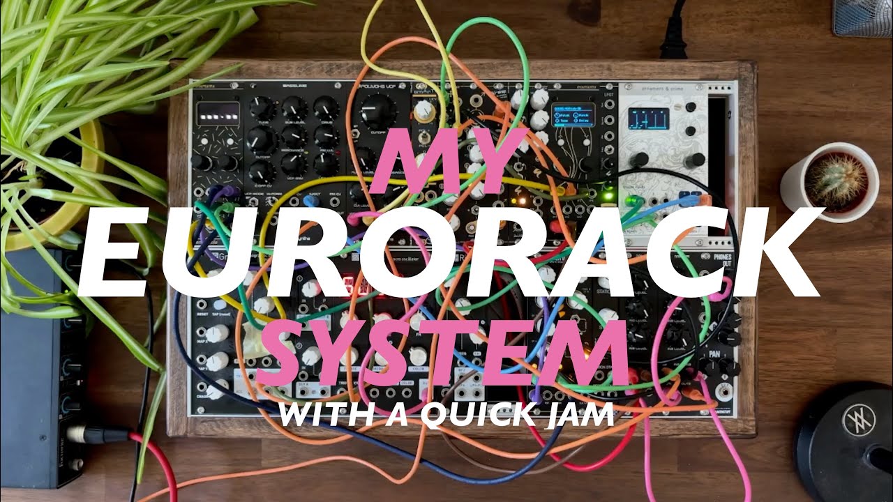 NEW PLACE, NEW SPACE: MY DREAM DESK SETUP + EURORACK JAM SESSION! 🎹 ...