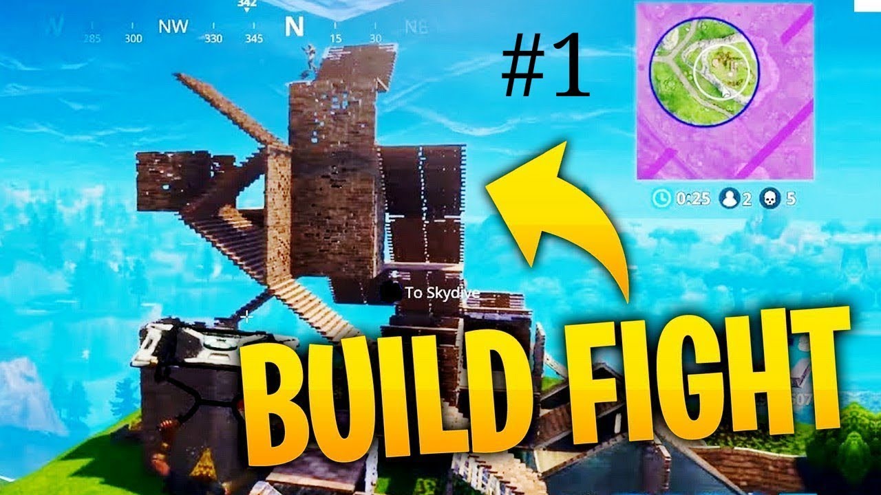 Compilation Build Fight Fortnite Battle Royale ! - YouTube