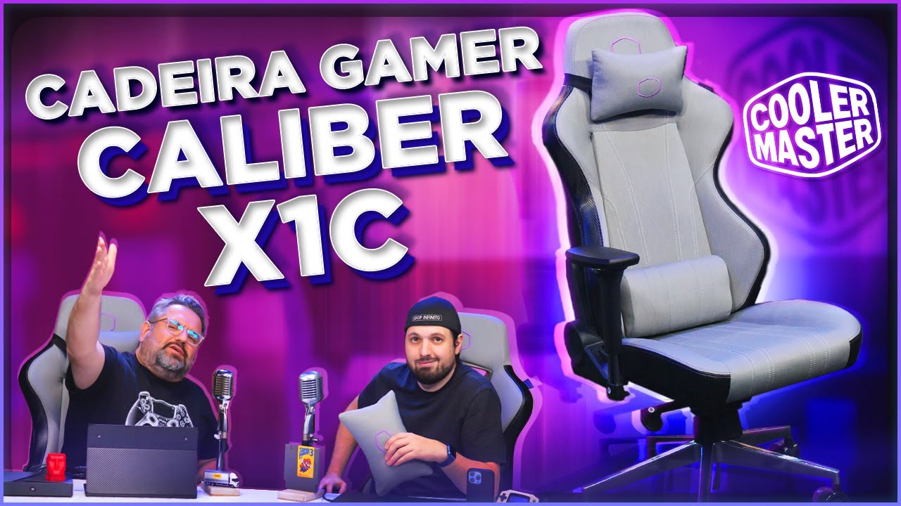 CALIBER X1C: A CADEIRA GAMER QUE "RESFRIA" O CORPO! - YouTube