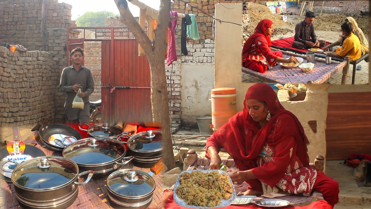 Traditional Life || Daily Ki Routine || Best Chicken Pulao Recipe in ...