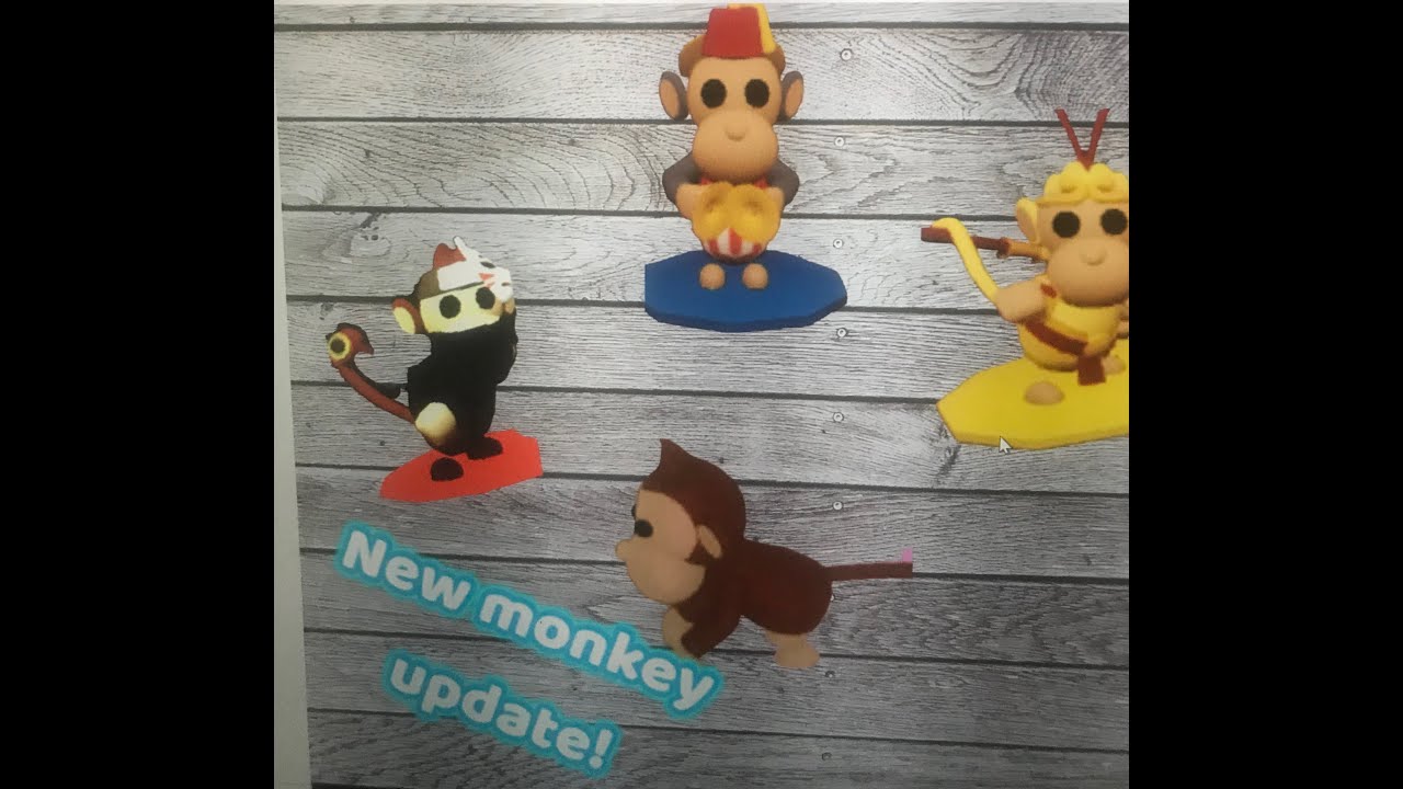 New monkey update in adopt me! - YouTube