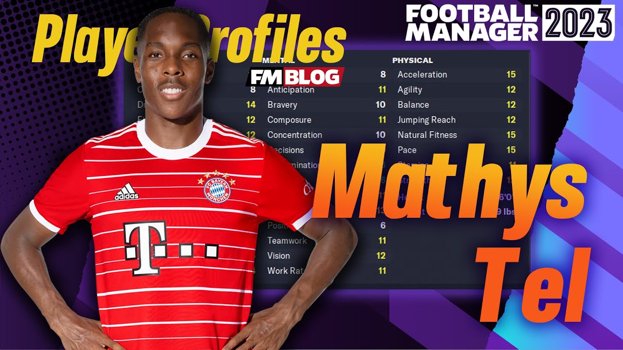 Mathys Tel | Player Profiles 10 Years In | Football Manager 2023 - YouTube