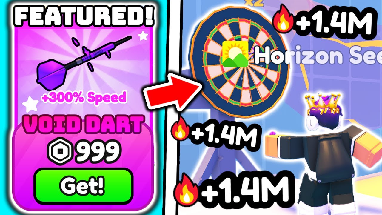I Bought VOID DART and BECAME BEST DART THROWER in Roblox Dart ...