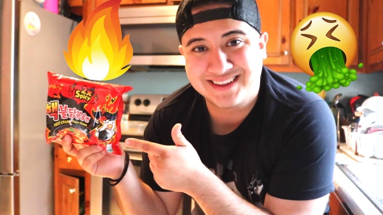 2X NUCLEAR FIRE NOODLES CHALLENGE!!🔥TOO HOT - YouTube