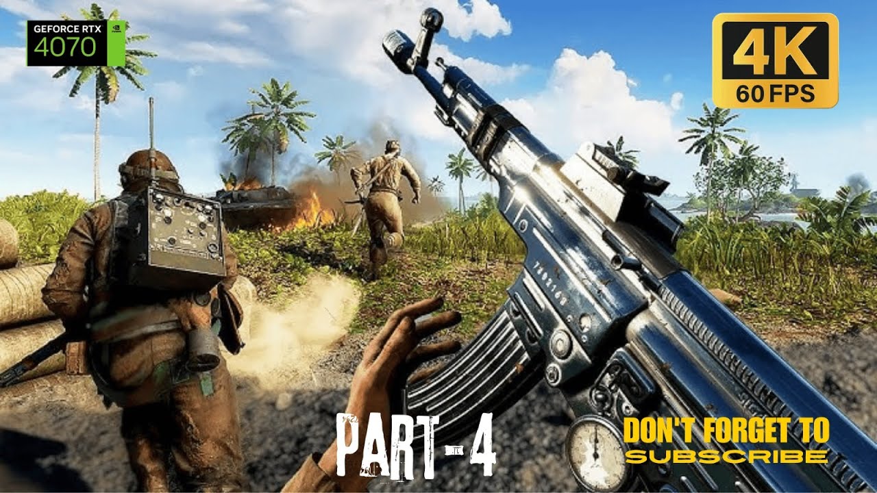 Battlefield 5 Gameplay Realistic Ultra HD Graphics Part-4 | 4K 60FPS ...