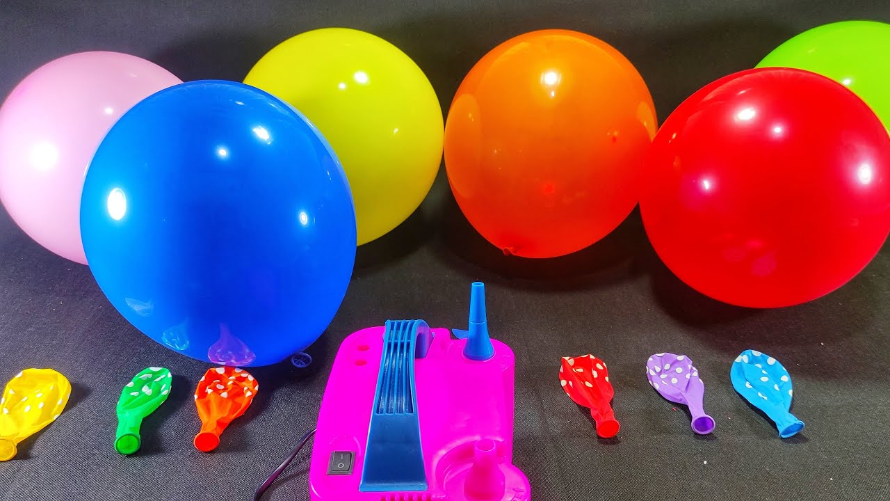 Fun Popping Lots of Balloons ! Balloon Decoration - YouTube