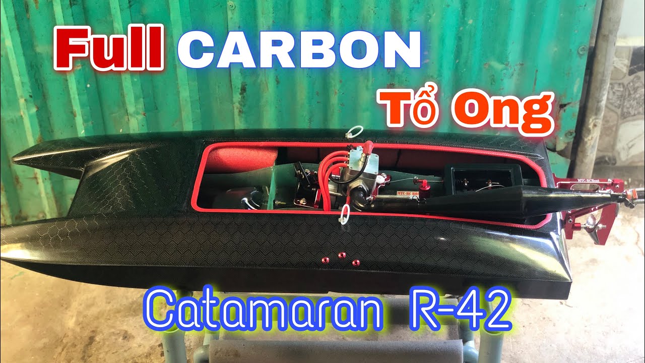 Cano Điều Khiển RC Boat - Full Kit R-42 Carbon và Setup By MTC Engine ...