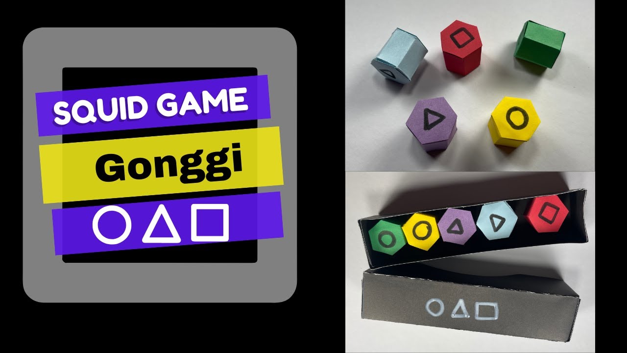 How to Make Origami Gonggi from Squid Game? | Gonggi | DIY - YouTube