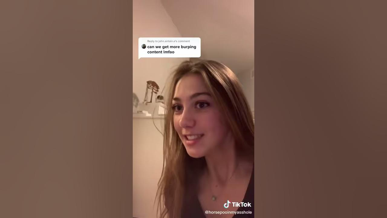Tiktok Girl Burping Youtube