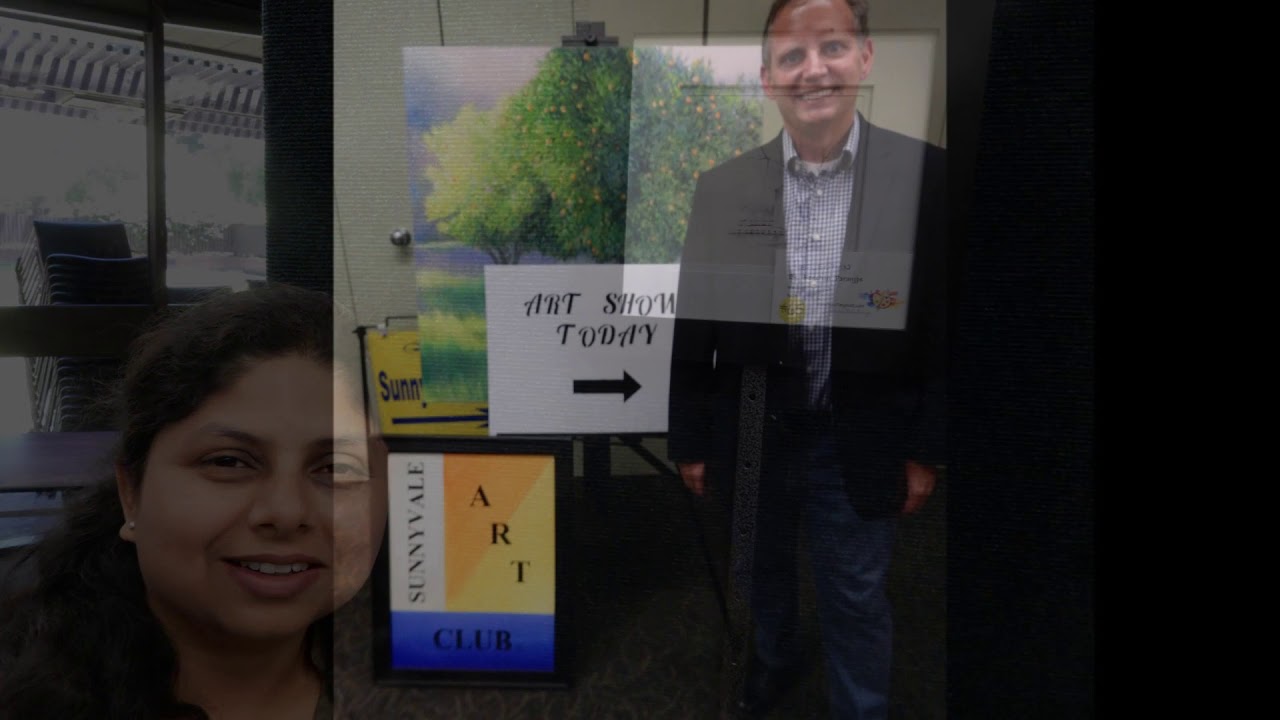 Sunnyvale Public Library Art Show June 2019 - YouTube