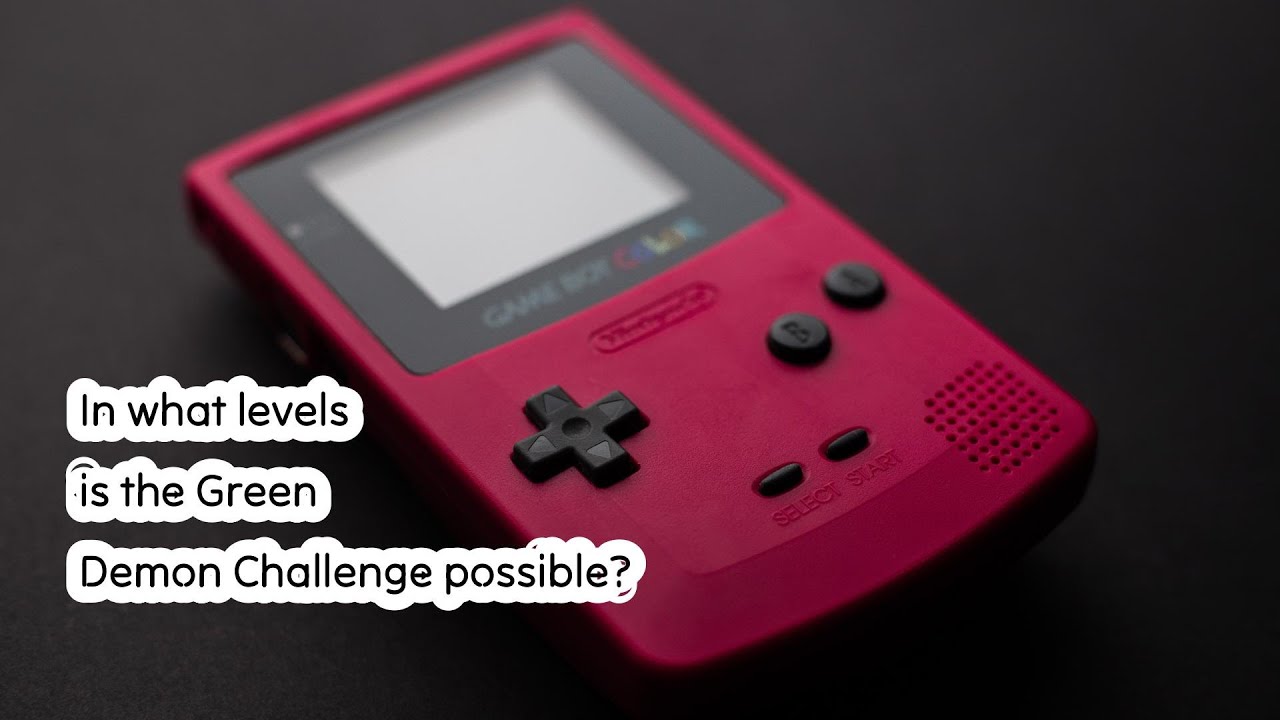 In what levels is the Green Demon Challenge possible? - YouTube