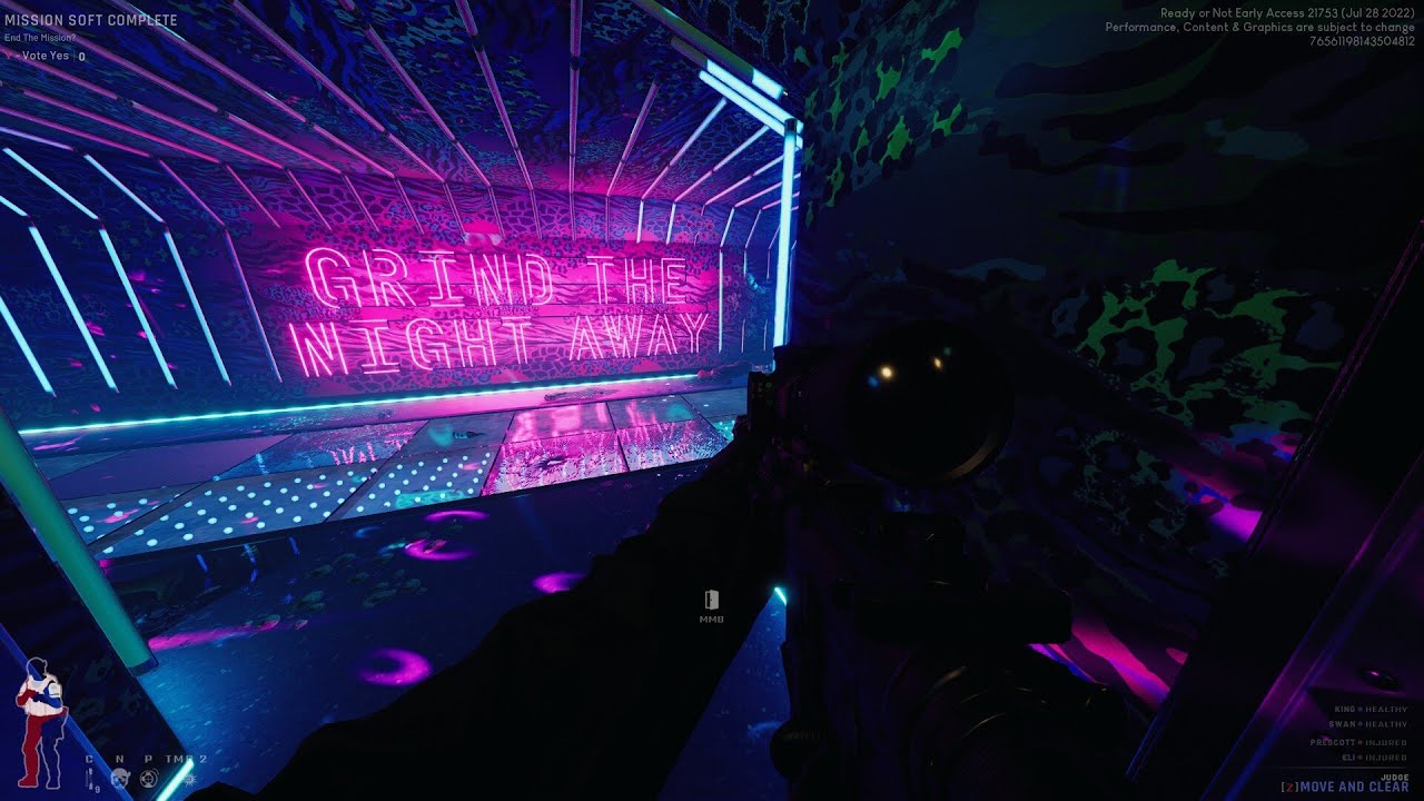 Ready Or Not Neon Tomb Gameplay - YouTube