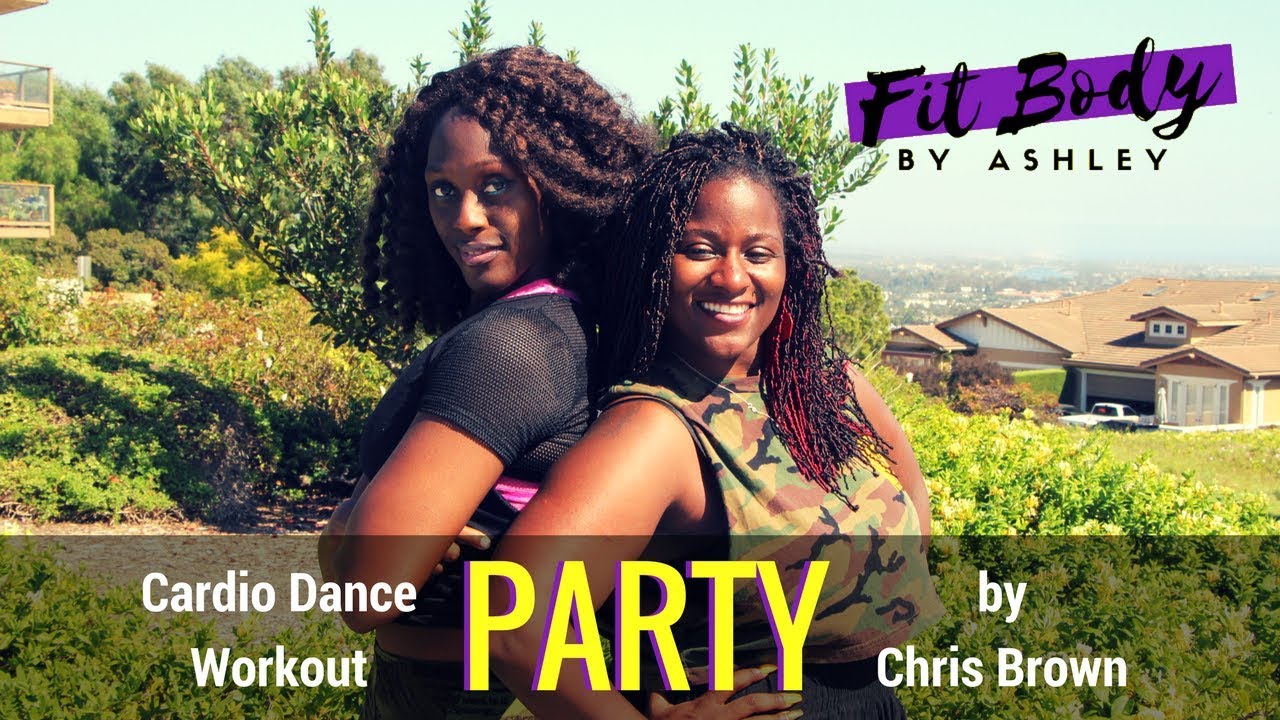 Cardio Dance Routine | Party by @ChrisBrown #DanceFitness - YouTube