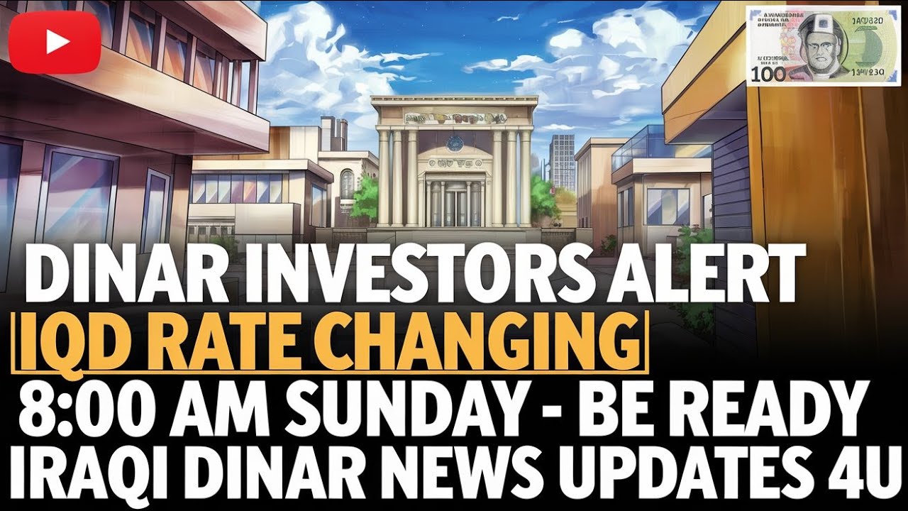 Dinar Investors Alert IQD Rate Changing 8:00 AM Sunday – Be Ready Iraqi ...