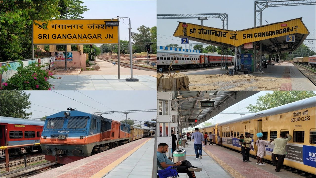 Shri Ganganagar Junction Railway Station Rajasthan Full Information ...