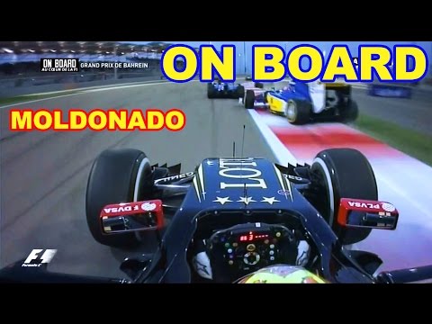 F1 Onboard ♛ Pastor Maldonado ♛ F1 Bahrain GP 2015