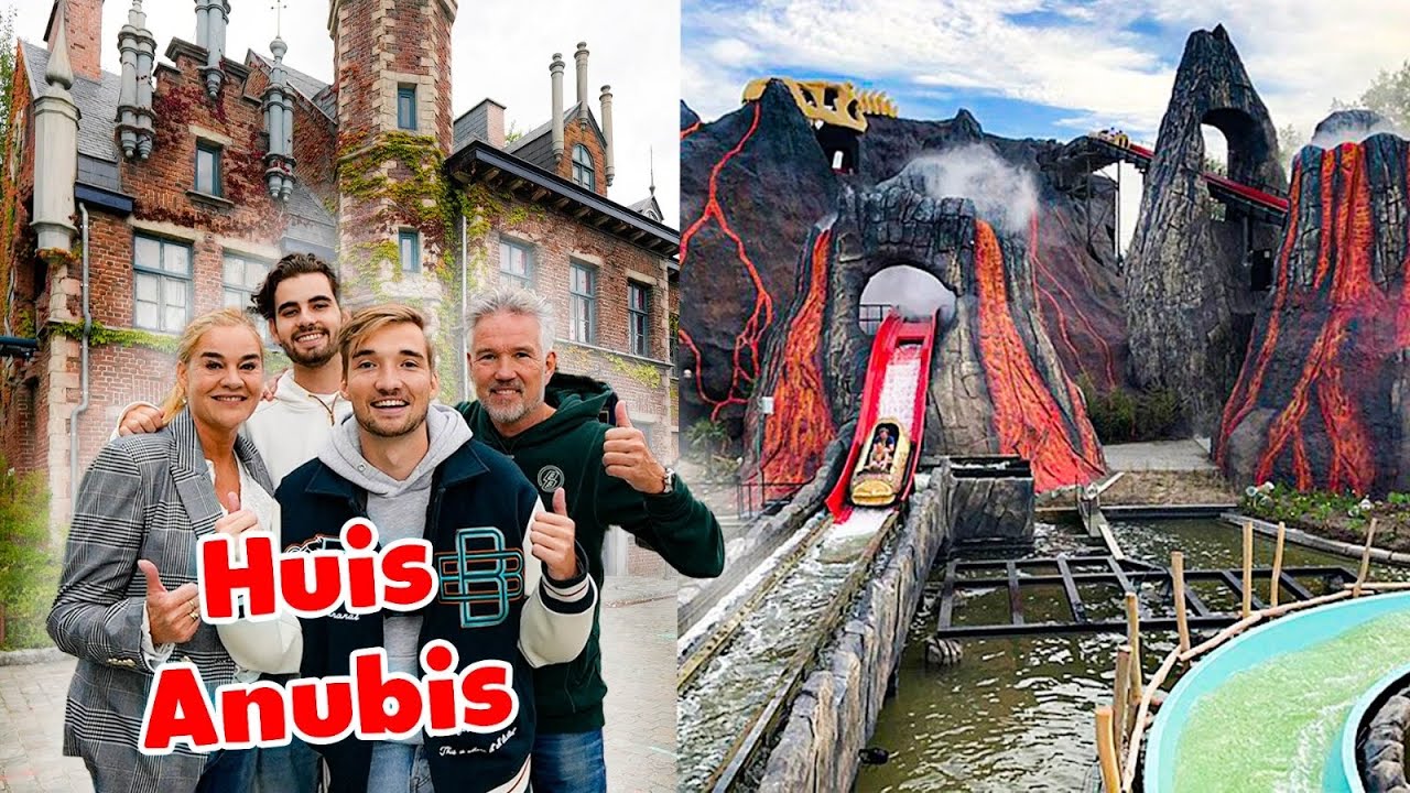 NAAR PLOPSALAND DE PANNE MET HET GEZIN! BESTE ATTRACTIE VAN BELGIË🎢🌋 ...