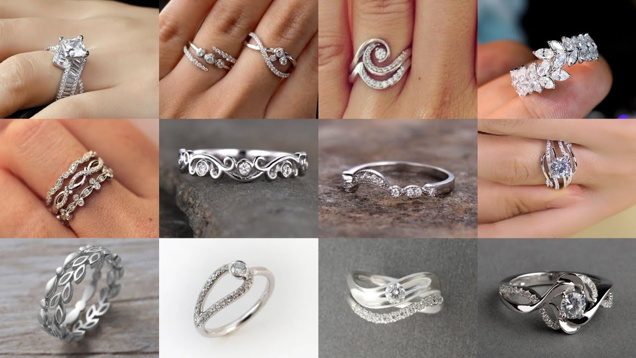 Silver Ring Design/ Silver Ring design for girls/ Silver Ring design ...