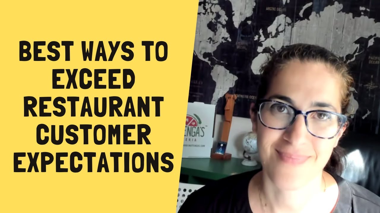EXCEED Customer Expectations | How to Improve Restaurant Service - YouTube