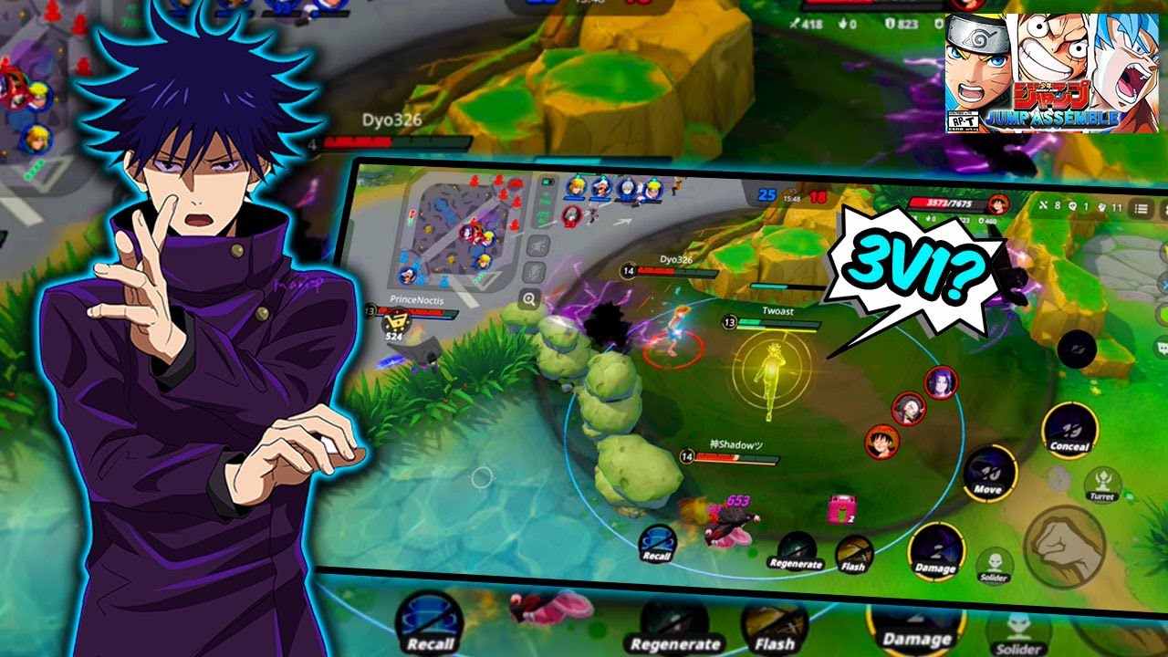 JUMP ASSEMBLE: MEGUMI GOD MODE ULTIMATE COMEBACK GAMEPLAY RANK GAME ...