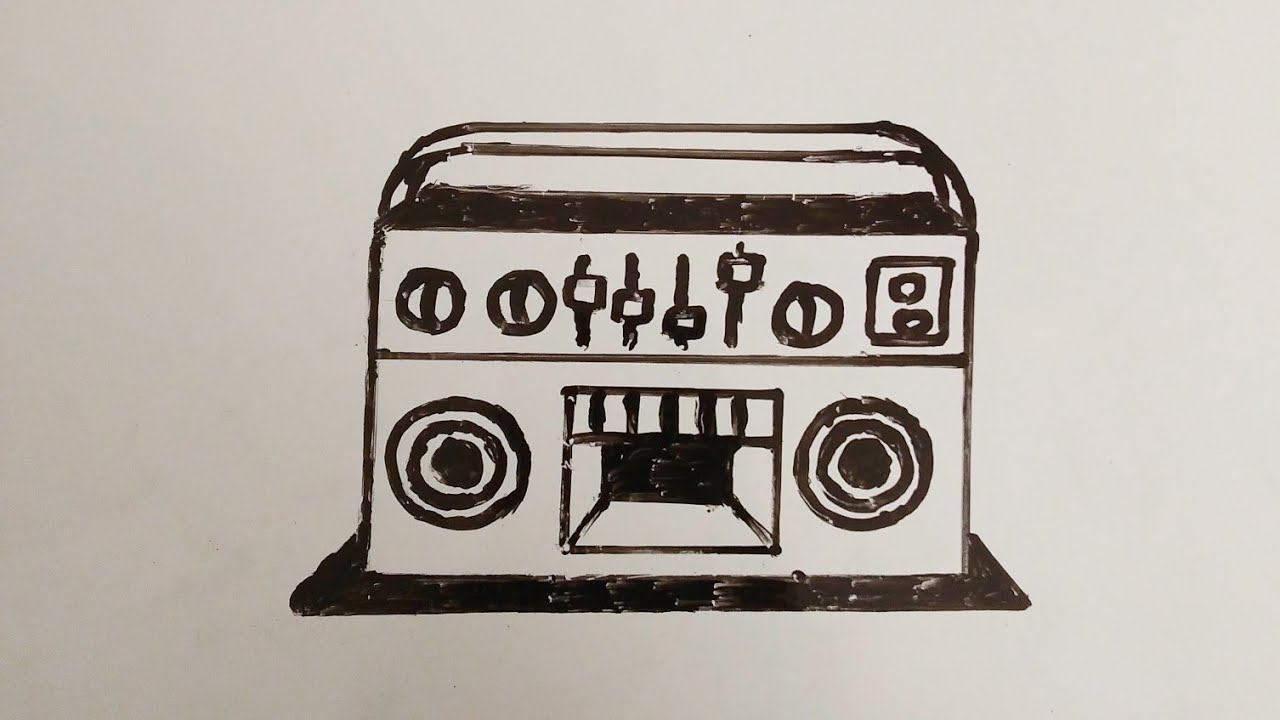 3d Classical radio with 2d+3d effect - YouTube