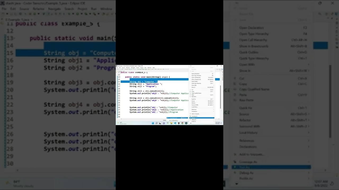 How do you use concat() method ? - YouTube