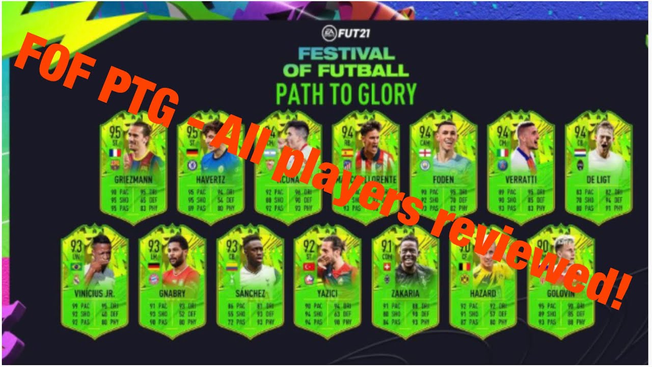 FOF PTG All players reviewed! Are they worth it? Fifa 21. - YouTube