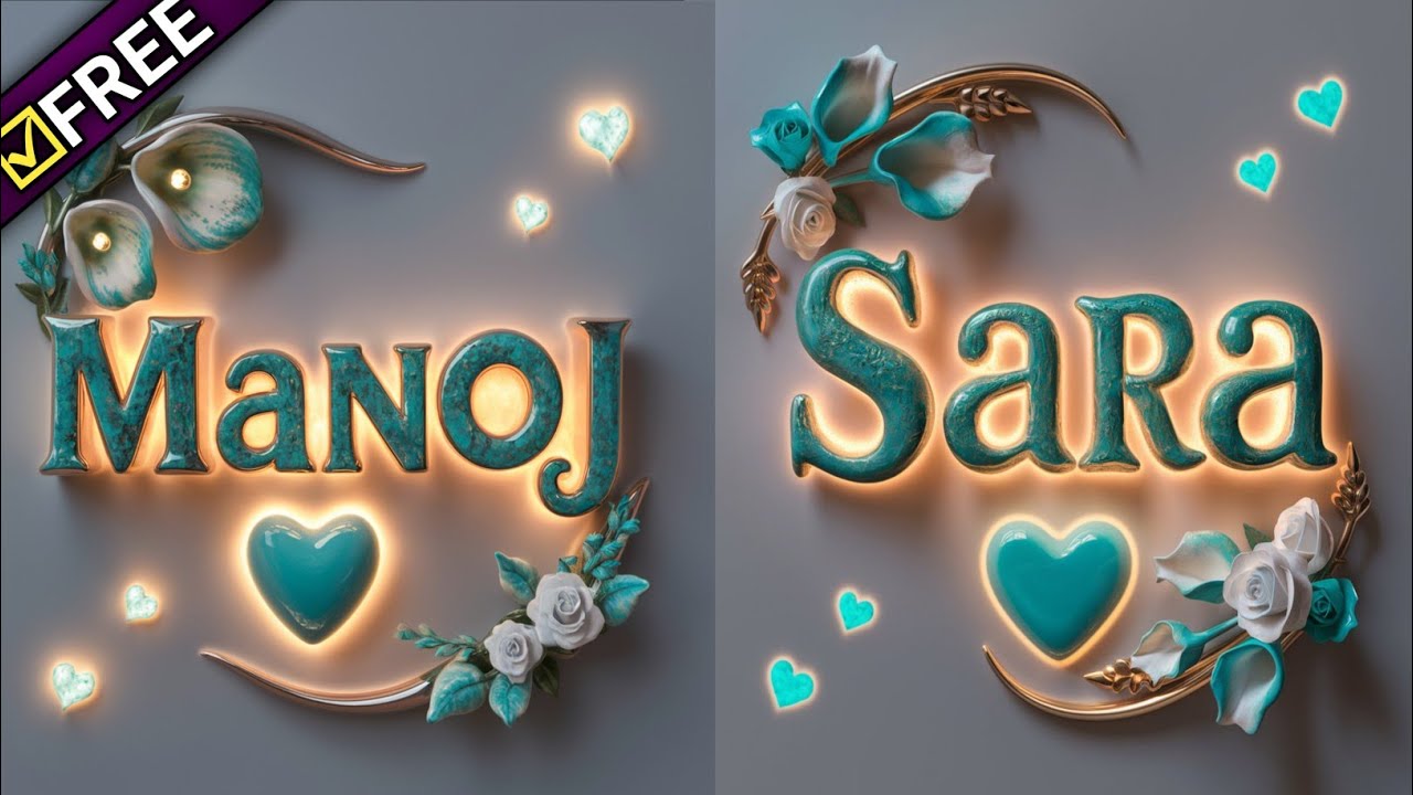 How To Make 3D Name Art Dp Boys And Girl Using Ideogram Ai | Whatsapp ...