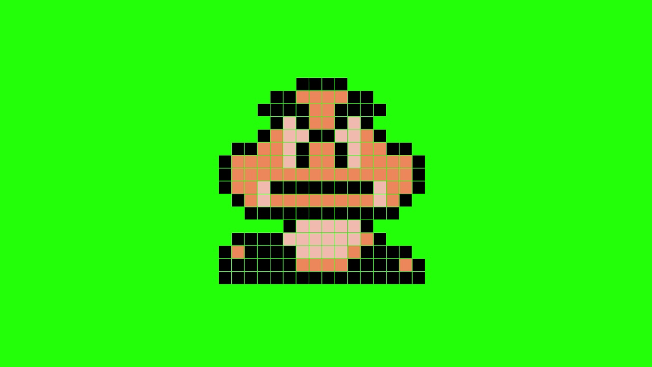 Super Mario Bros 3 Nes - Animated Gomba Green Screen 4K - YouTube
