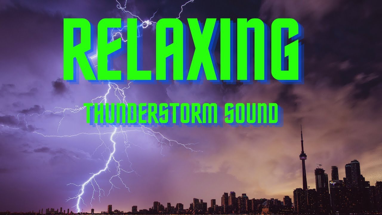 Heavy Thunderstorm Sounds for Relaxing & Deep Sleep | Rolling Thunder ...