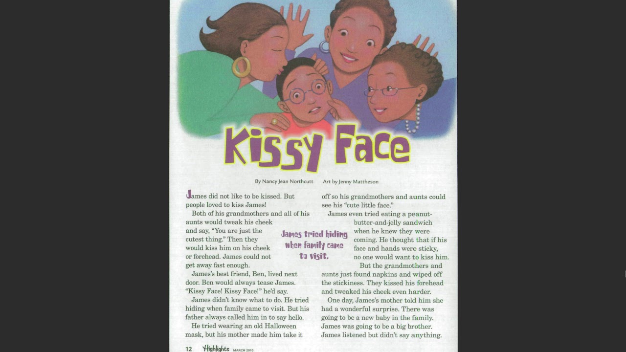 Read Aloud- Kissy Face - YouTube
