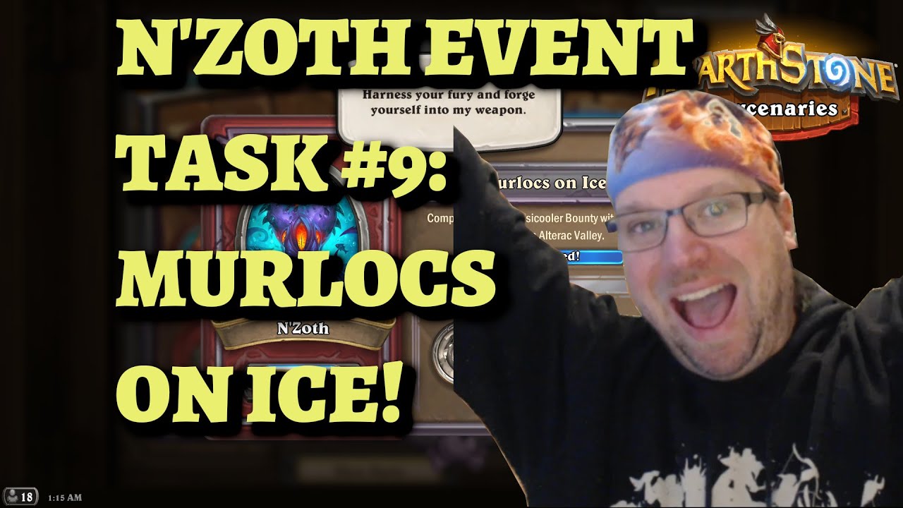 N'Zoth Event Task #9: Murlocs on Ice (Hearthstone Mercenaries) - YouTube