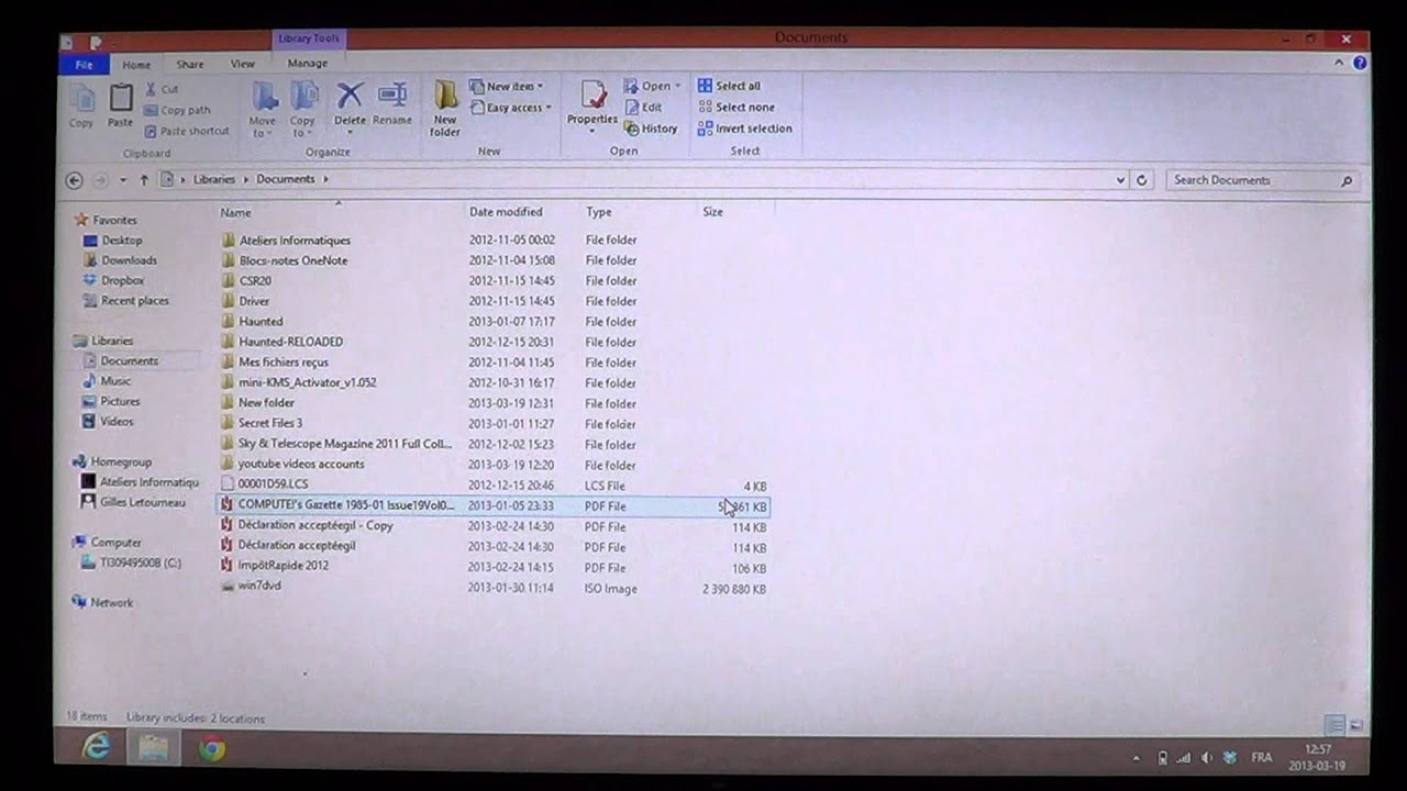 Windows 8 - Rename files and folders - YouTube