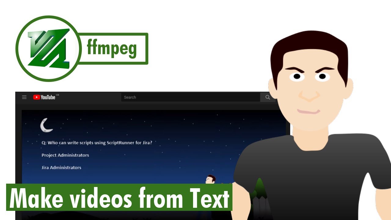 Ffmpeg To Make Youtube Videos From Text Youtube