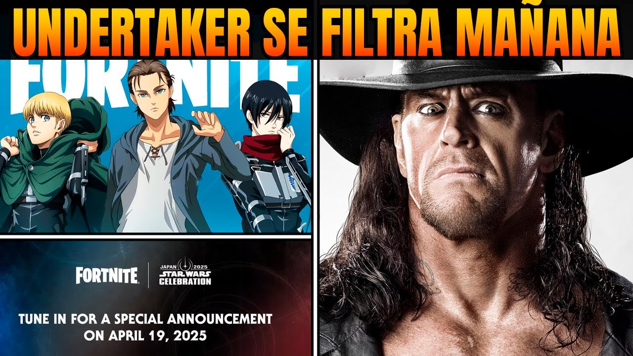 🔥 UNDERTAKER LLEGA A FORTNITE Y MAÑANA SE REVELA SU SKIN + NUEVA OLEADA ...
