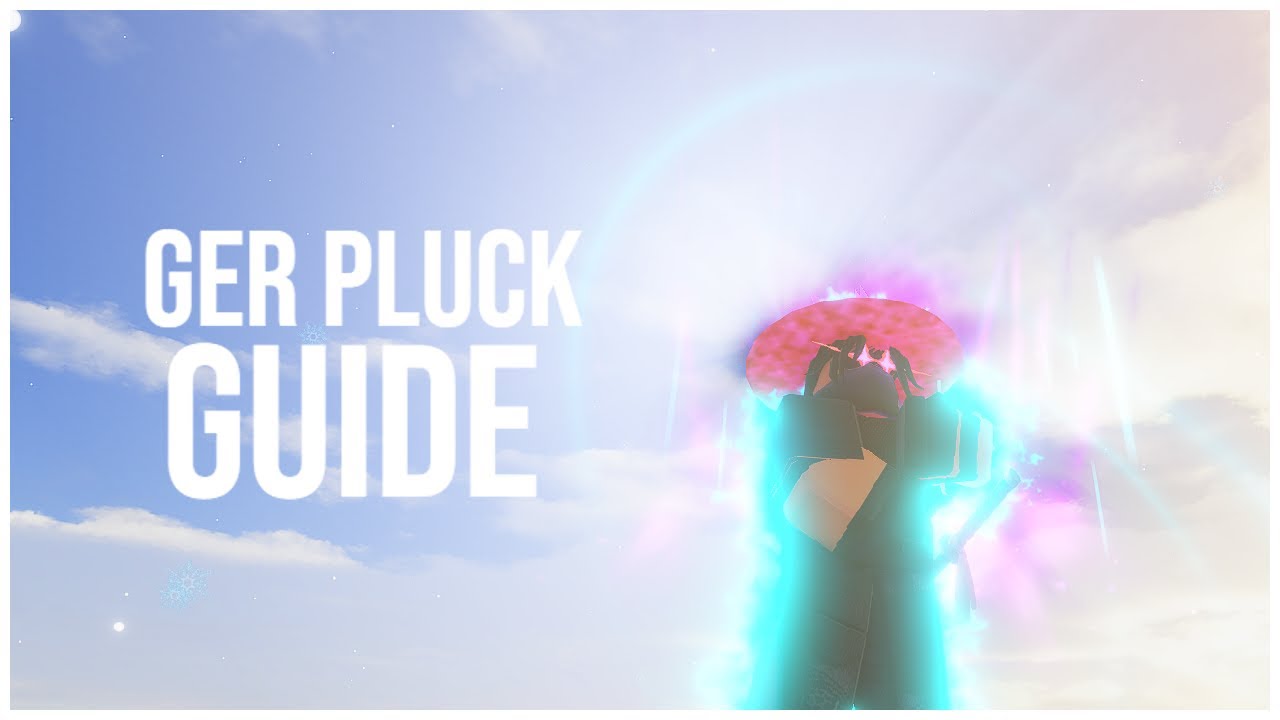 [YBA] How To Use PLUCK / GER PLUCK (Combos+Tips+Build) 3/4/23 - YouTube