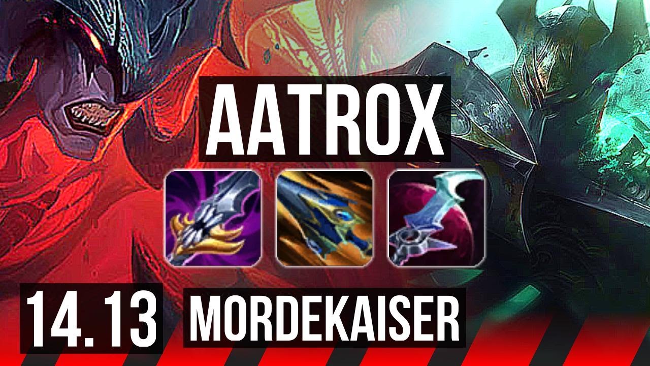 AATROX vs MORDEKAISER (TOP) | 9/1/6, 65% winrate, 6 solo kills ...