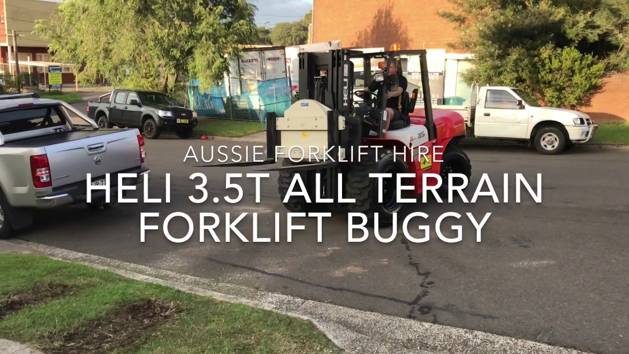 Heli 3.5t All Terrain Forklift Buggy with Rotator - Aussie Forklift ...