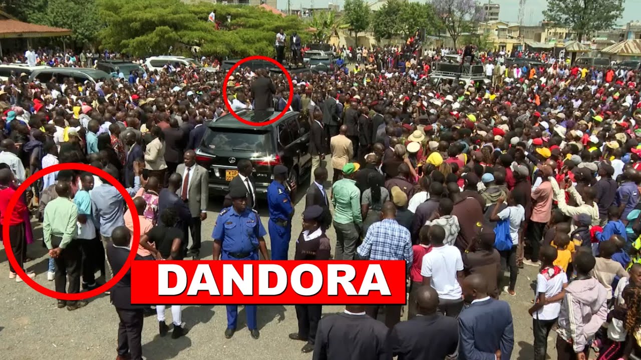 Watch how Ruto was blocked in Dandora today, Gachagua's bedroom!🔥 - YouTube