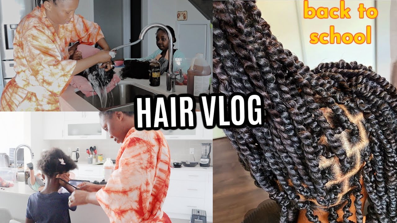 I LEARN HOW TO MAKE HAIR ON *YOUTUBE* NOW I DO MY KIDS HAIR SAVE ME A ...
