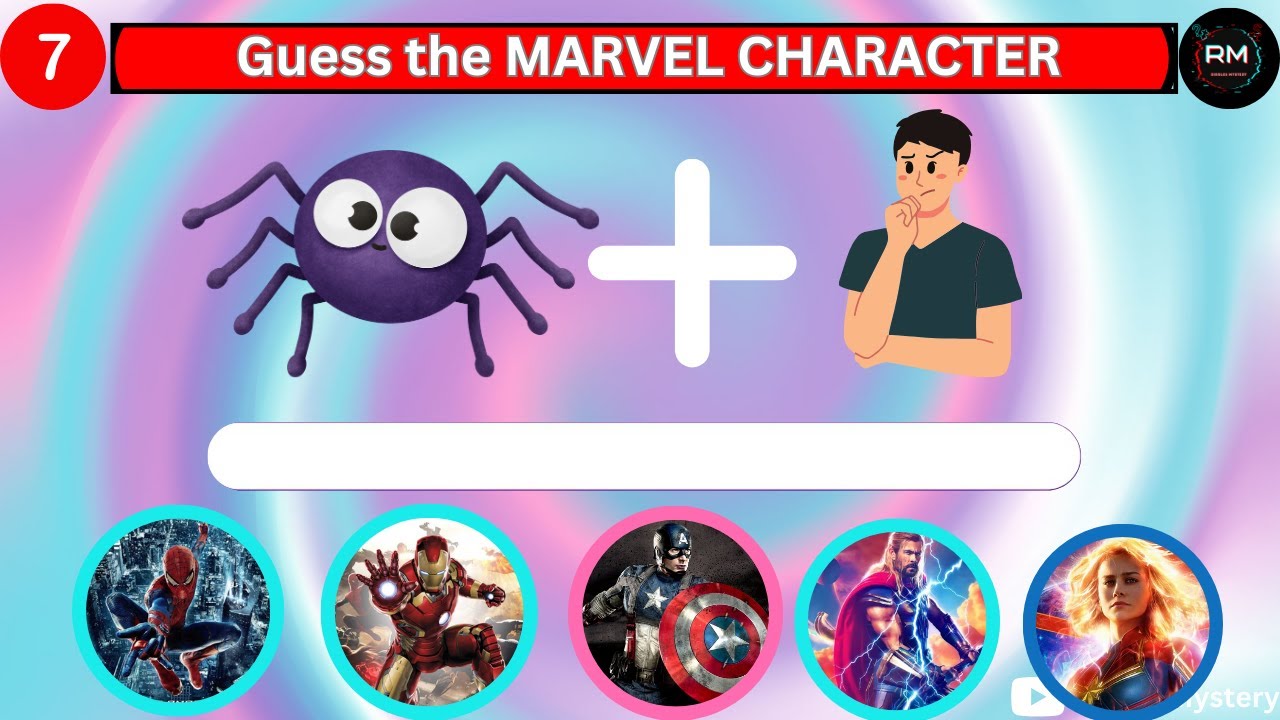 Guess The Marvel Character By Emoji | Marvel Character Quiz | Marvel ...