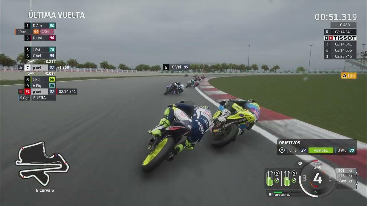 MOTOGP 24 PS5 4K Gameplay trayectoria GP Malasia Moto3 - YouTube