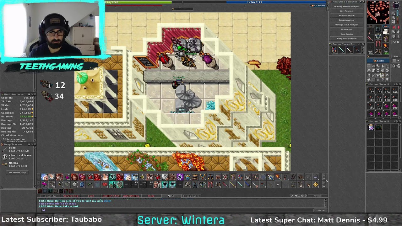 Tibia - War Golem Grind ~Road to 500~ - YouTube