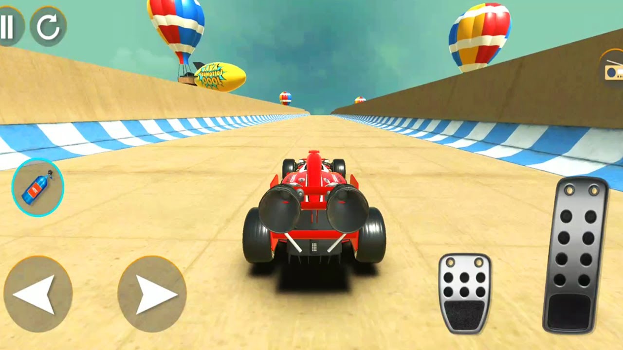 Super Speed Jet Formula Car Sky Racing Track Stunt Game | Formula Car ...