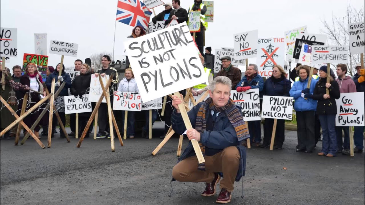 British Ironwork Centre Anti-Pylon Protest 9/12/14 - Interview with ...